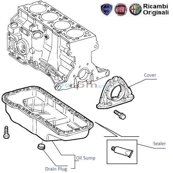 FIAT Palio 1.6: Oil Sump