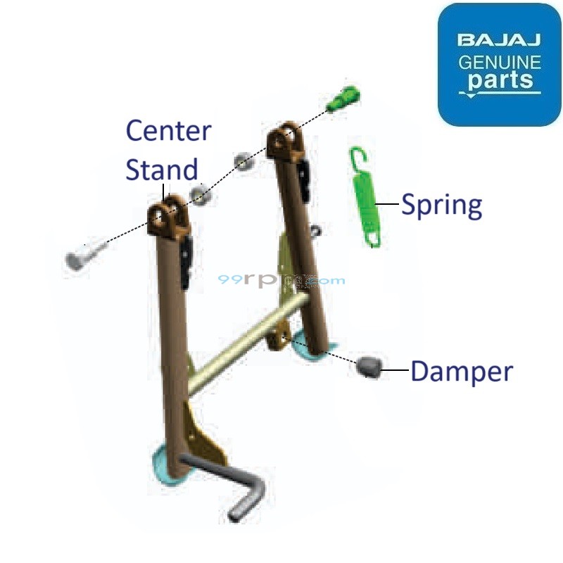 Bajaj Pulsar N125 (2024-25): Center Stand
