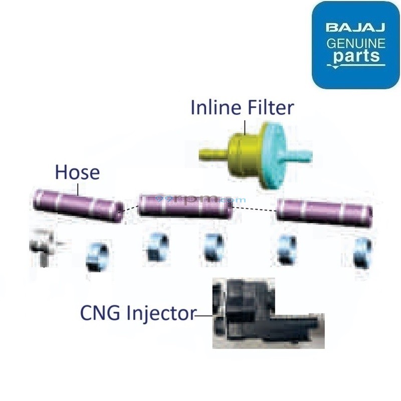 Bajaj Freedom 125 NG04 (2024-25): CNG Injector
