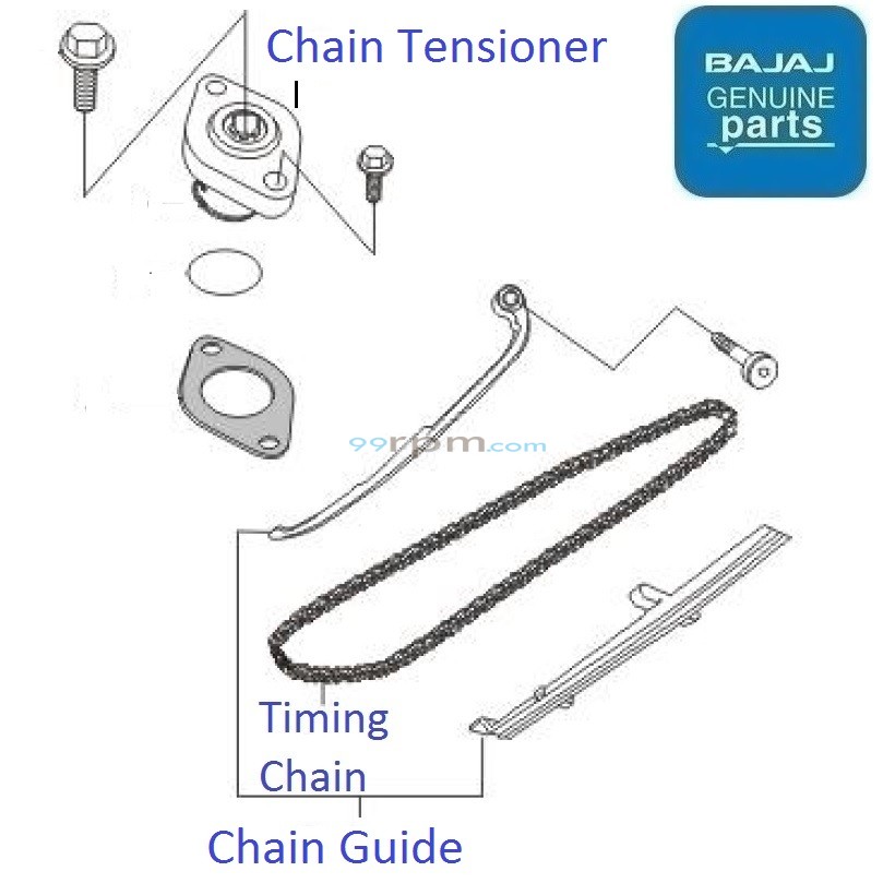 Bajaj Pulsar 135LS BS3(2009-2016) : Timing Chain
