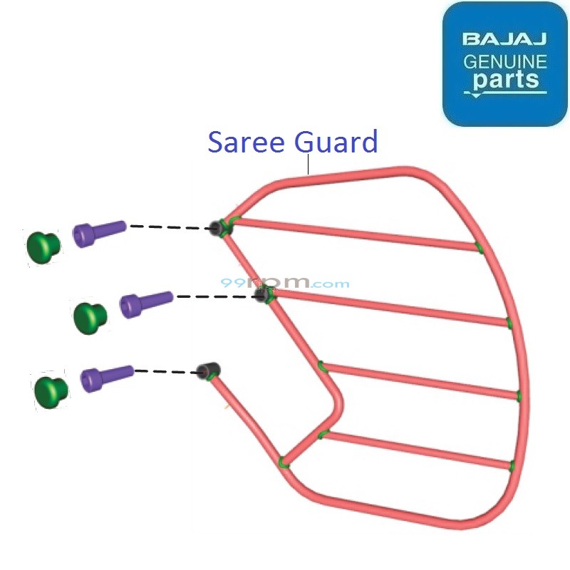 Bajaj Pulsar NS125 (2021-22): Saree Guard