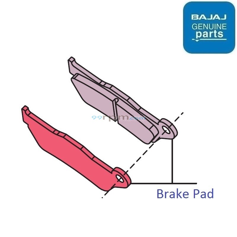 Bajaj Pulsar P150 (Twin Disc, 2022-23): Rear Brake Pad