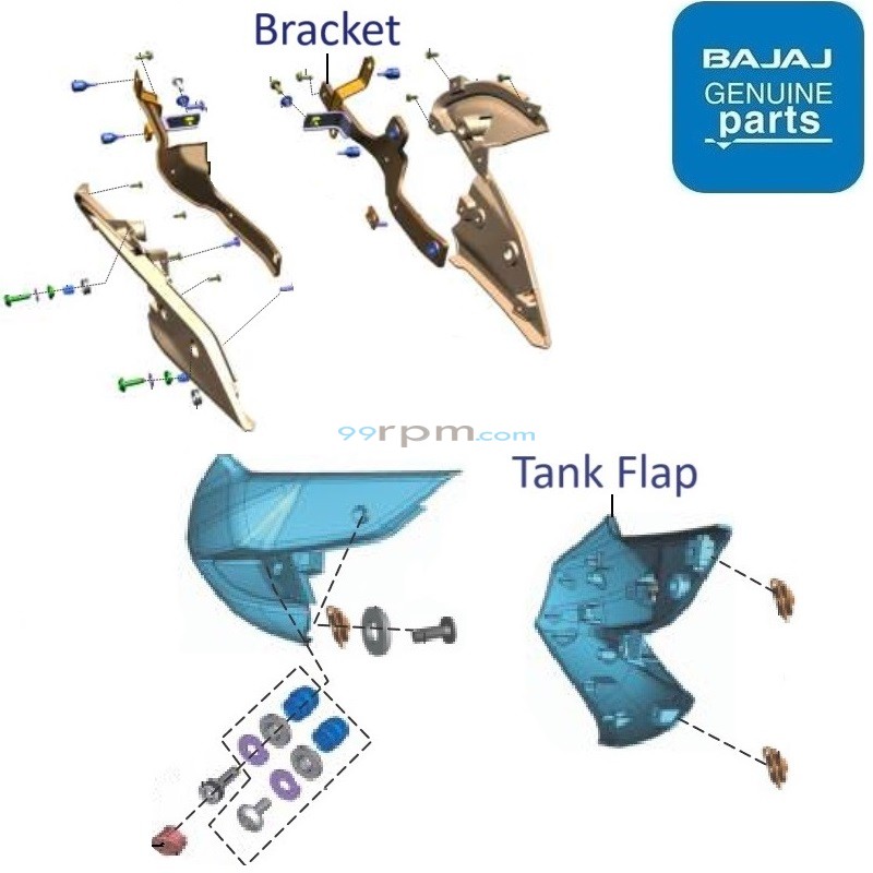 Bajaj Pulsar NS400Z (2024): Tank Flap