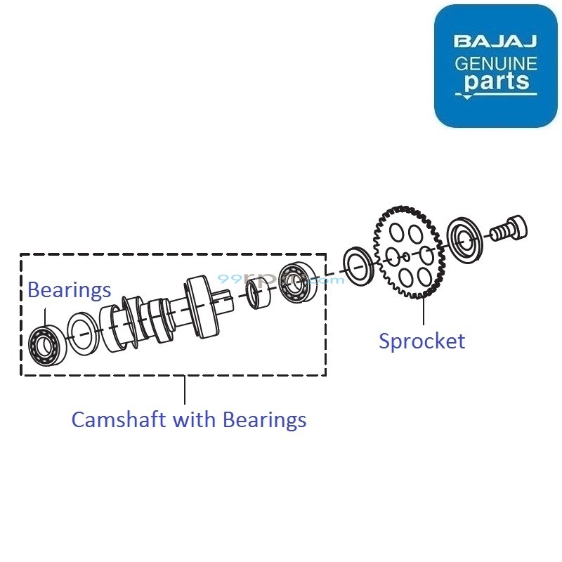 Bajaj Pulsar 220 DTS-Fi: Camshaft