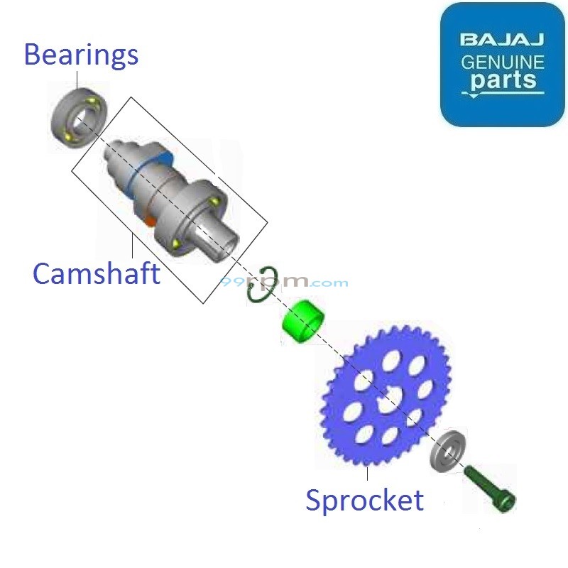 Bajaj Discover 125UG BS4 (2018-20): Camshaft