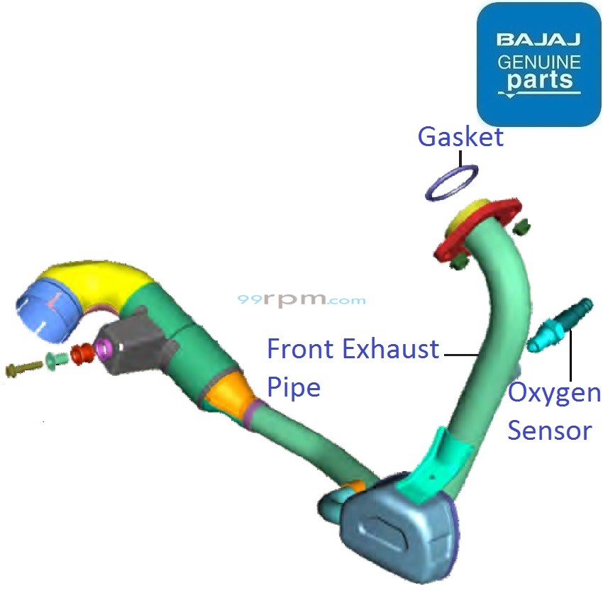 Bajaj Dominar 400 UG (BS4, 2019-20): Exhaust Pipe