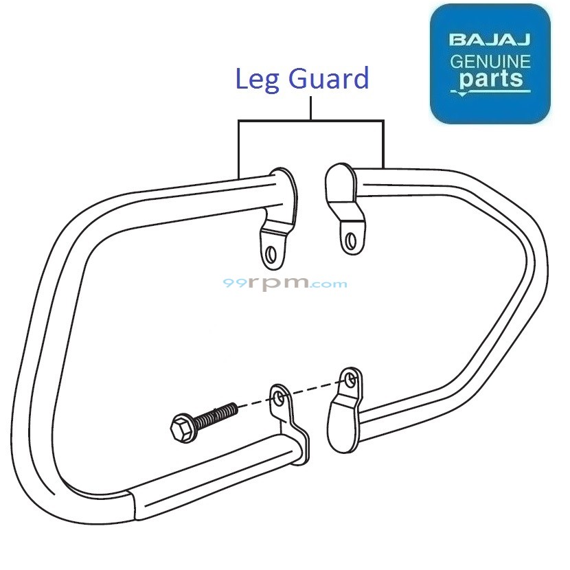 Pulsar 180 UG4 BS3 (2009-16) : Leg Guard