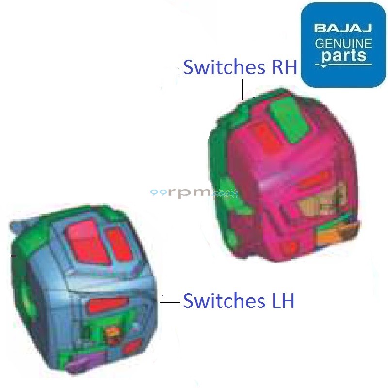 Bajaj Pulsar NS160 BS6: Control Switches