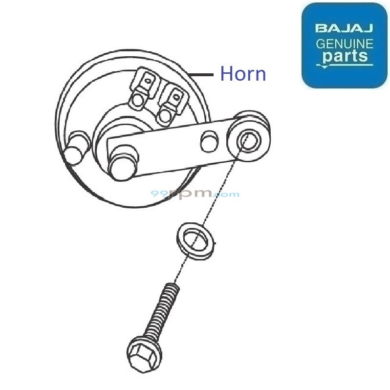 Bajaj XCD 135: Horn